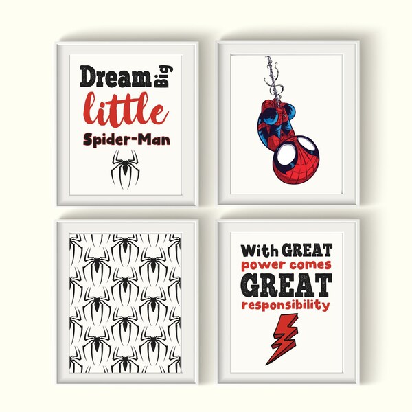 Baby Spiderman Prints - Etsy