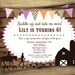 Fall Pony Ride Birthday Invitation - Hayride, Farm, Pumpkin Picking ...