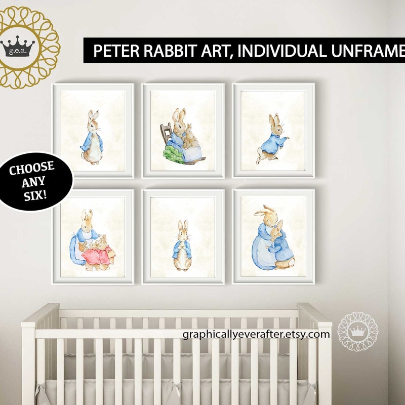 Rabbit Watercolor - Etsy