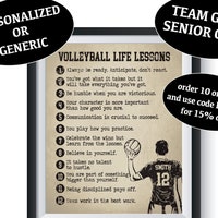 Personalized Volleyball Metal Wall Art LED Light, Volleyball Player ...