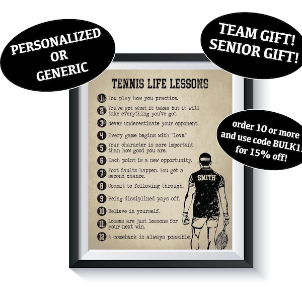 Tennis Poster - Etsy