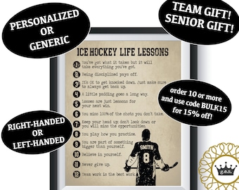 Ice Hockey Wall Art PRINTABLE Set of 3 Boys Hockey Print - Etsy