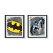 Retro Superhero Distressed Vintage Art Print Set Qty 8 | Etsy