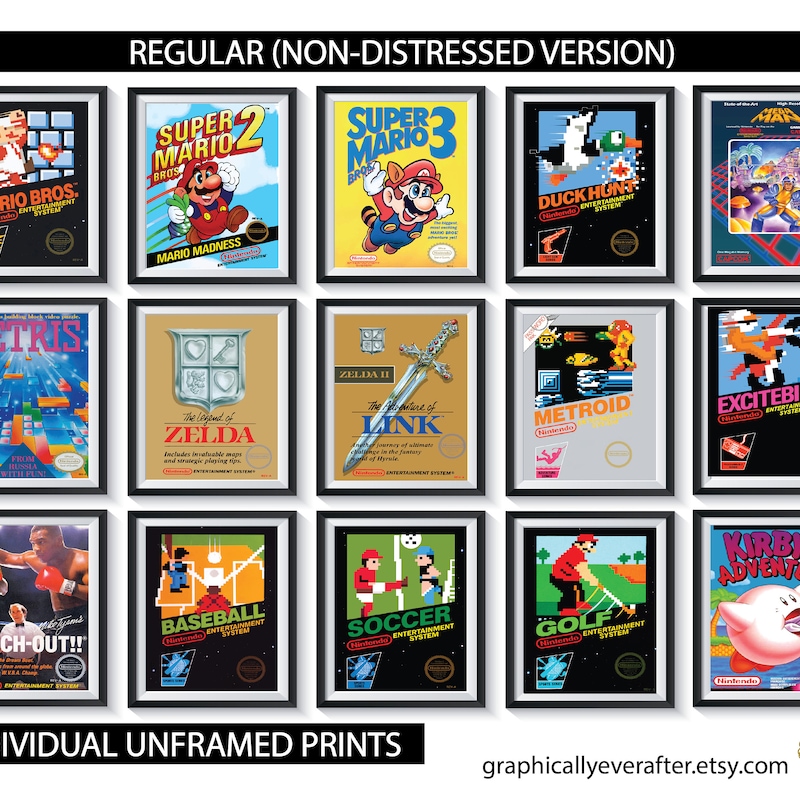 Video Game Posters - Etsy