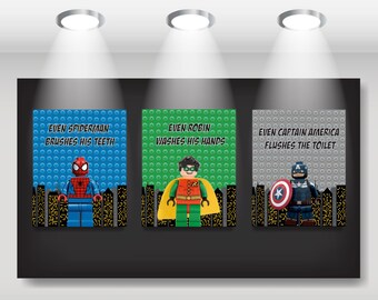 Boy Bathroom Decor - Etsy