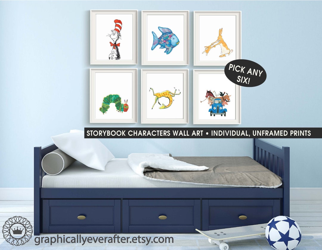 Favorite Book Characters Art Prints, Classic Storybook Posters ...