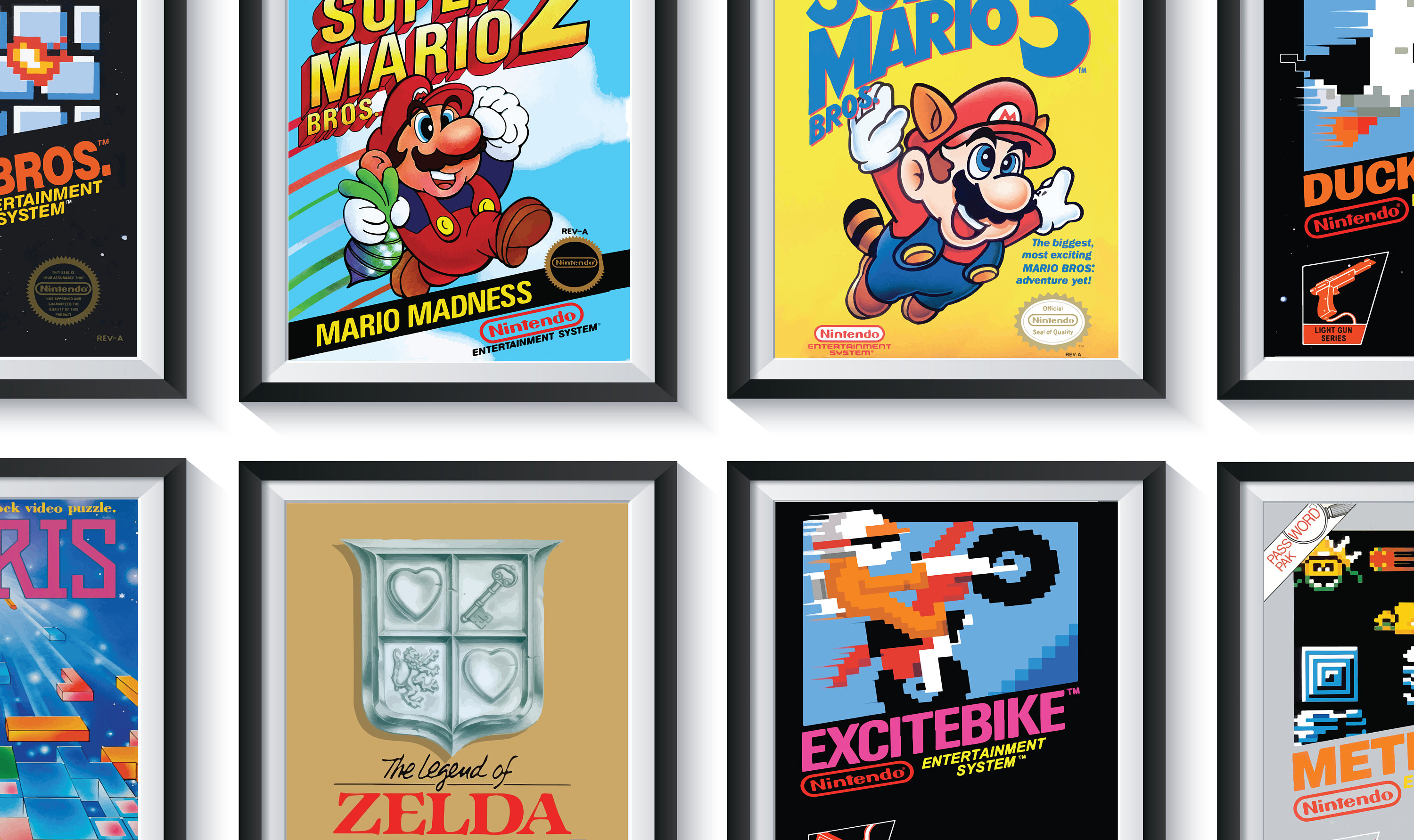 Video Games Art Prints Game Room Decor UNFRAMED Qty 8 Retro - Etsy