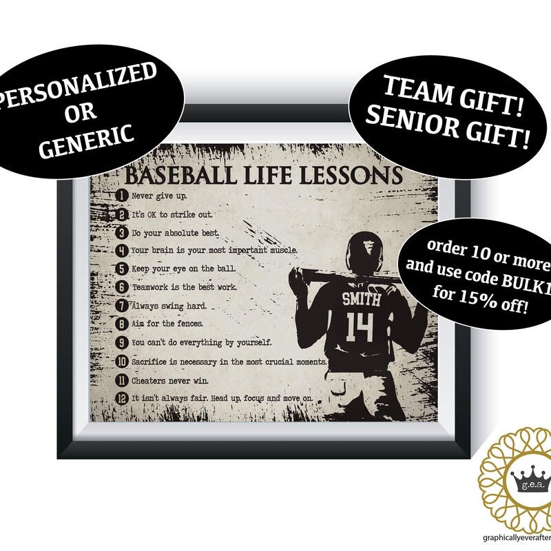 Baseball Poem - Etsy