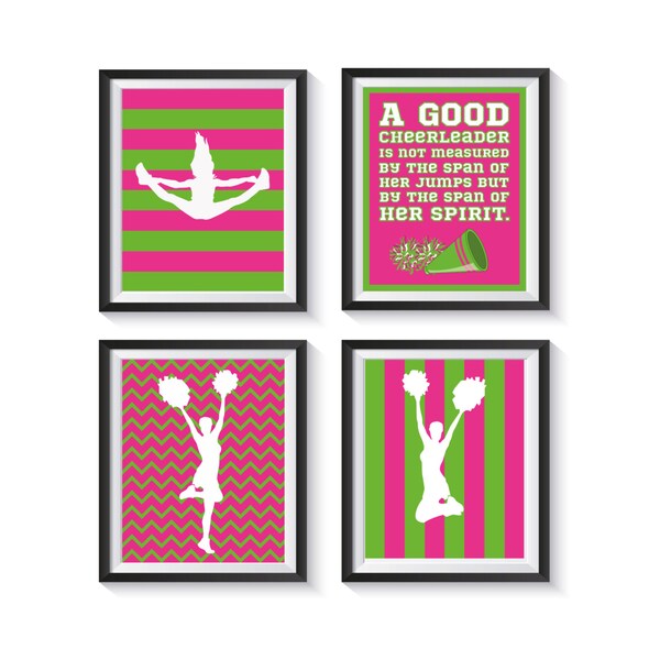 Cheerleading Inspirational Poster - Etsy