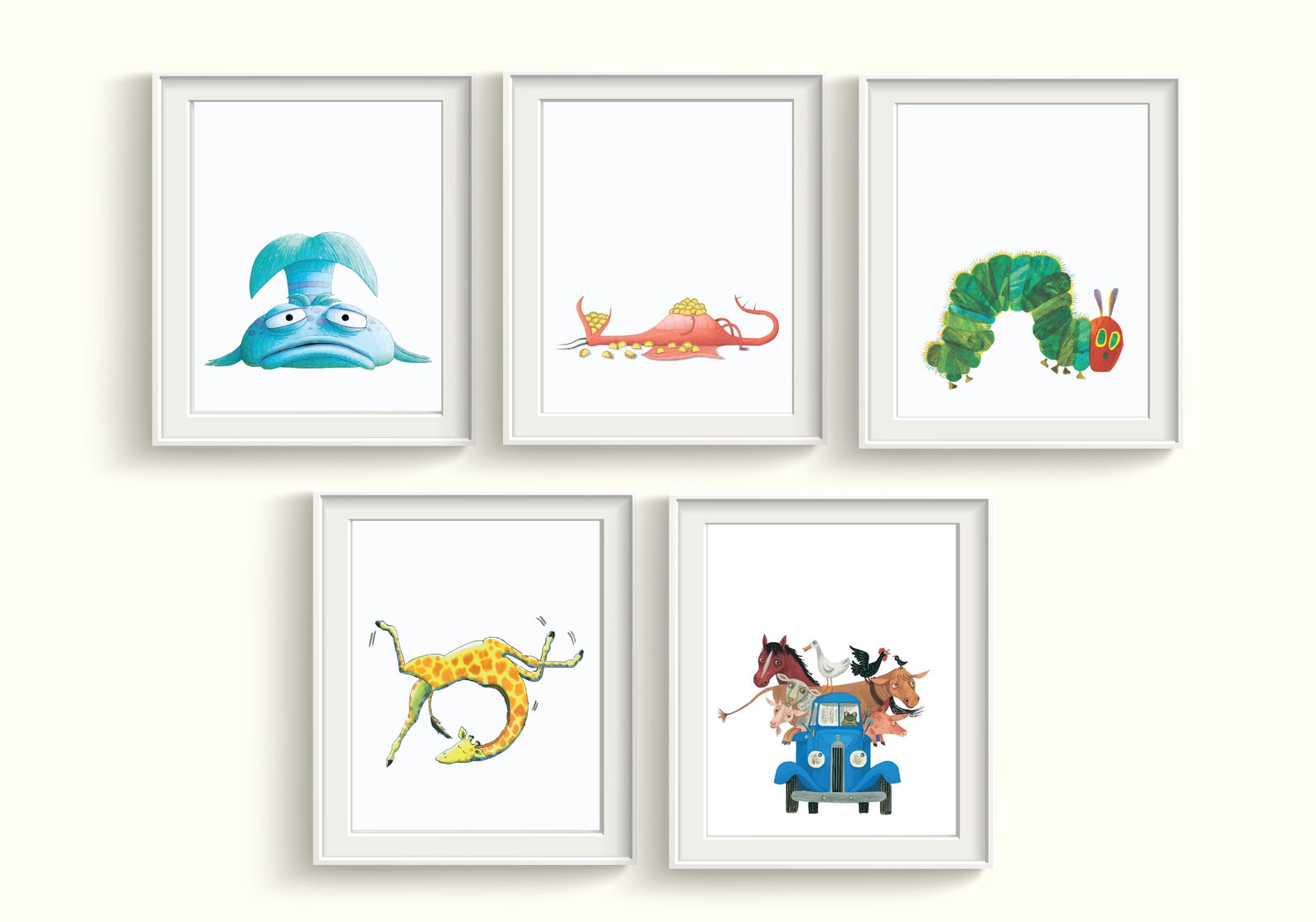 Storybook Characters Art Prints UNFRAMED Qty 15 Baby Girl Boy - Etsy