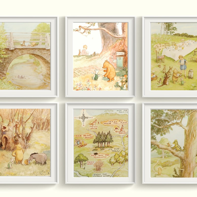 Winnie the Pooh Art - Etsy