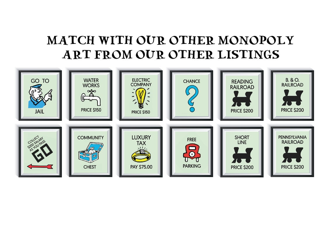 Vintage Board Game Box Art Prints UNFRAMED Qty 10 Playroom BEDROOM ...