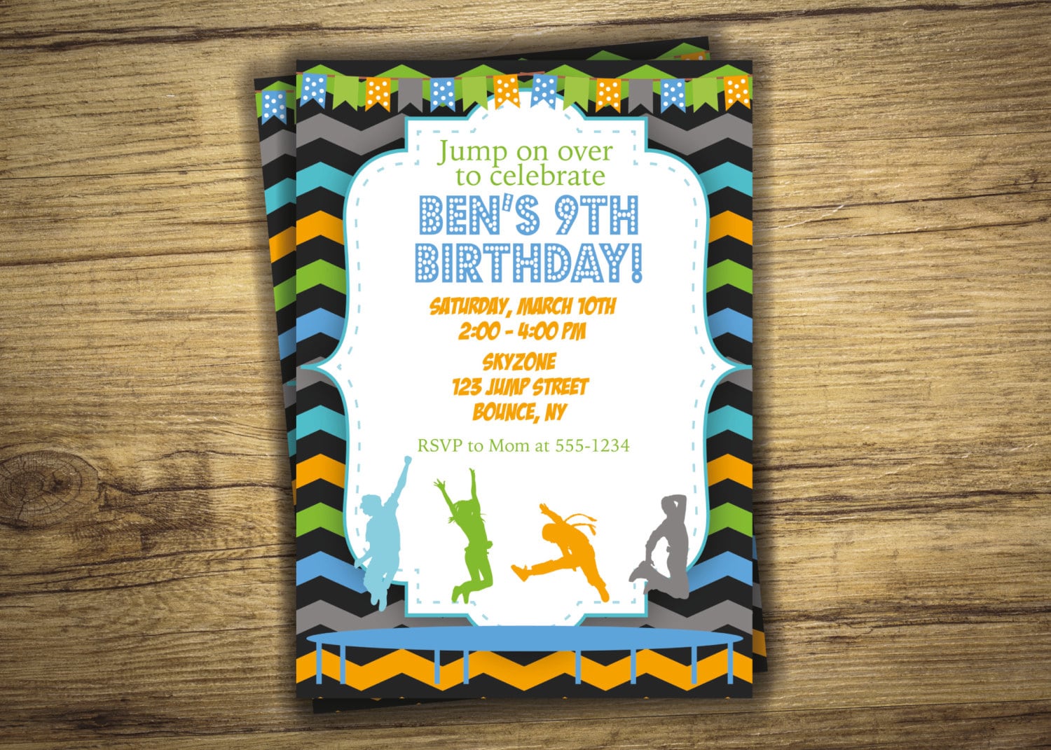 Paper & Party Supplies Invitations Personalized Digital Printable File ...