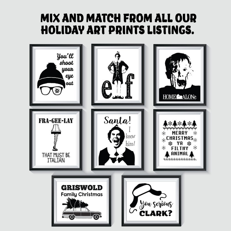 Home Alone Movie Art Prints UNFRAMED Qty 6 Christmas - Etsy