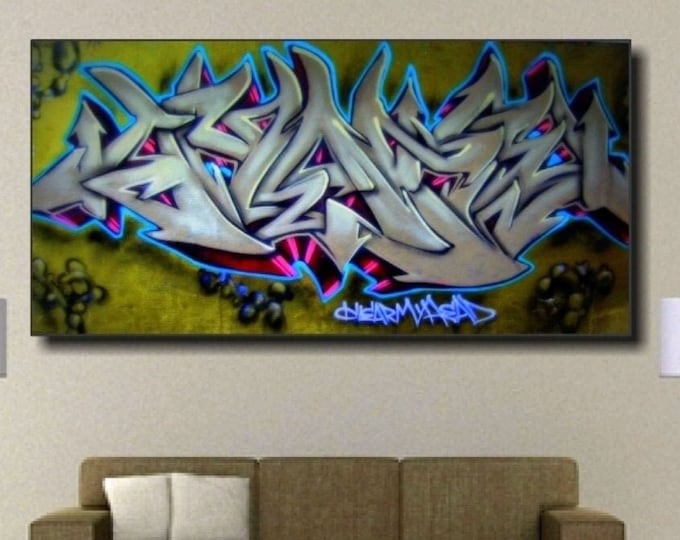 Graffiti on Canvas, Graffiti Art Canvas, Graffiti Art, Graffiti ...