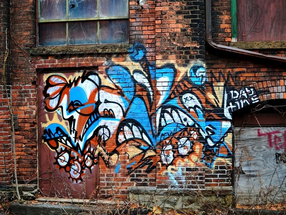 Raw Outsider Art Graffiti Graffiti Art Underground Wall - Etsy