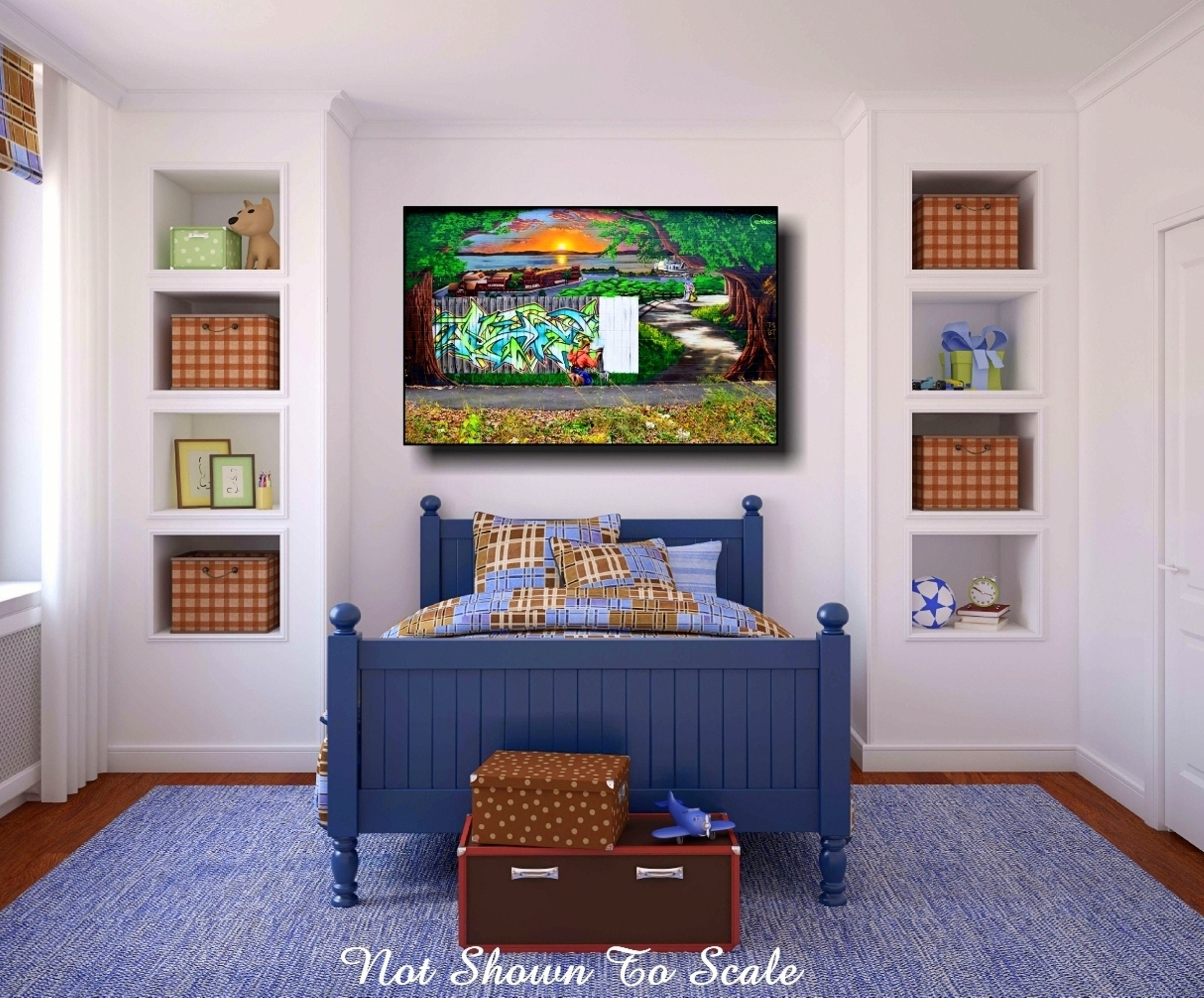 Huckleberry Finn Graffiti Art, Graffiti Art Canvas, Graffiti on Canvas ...