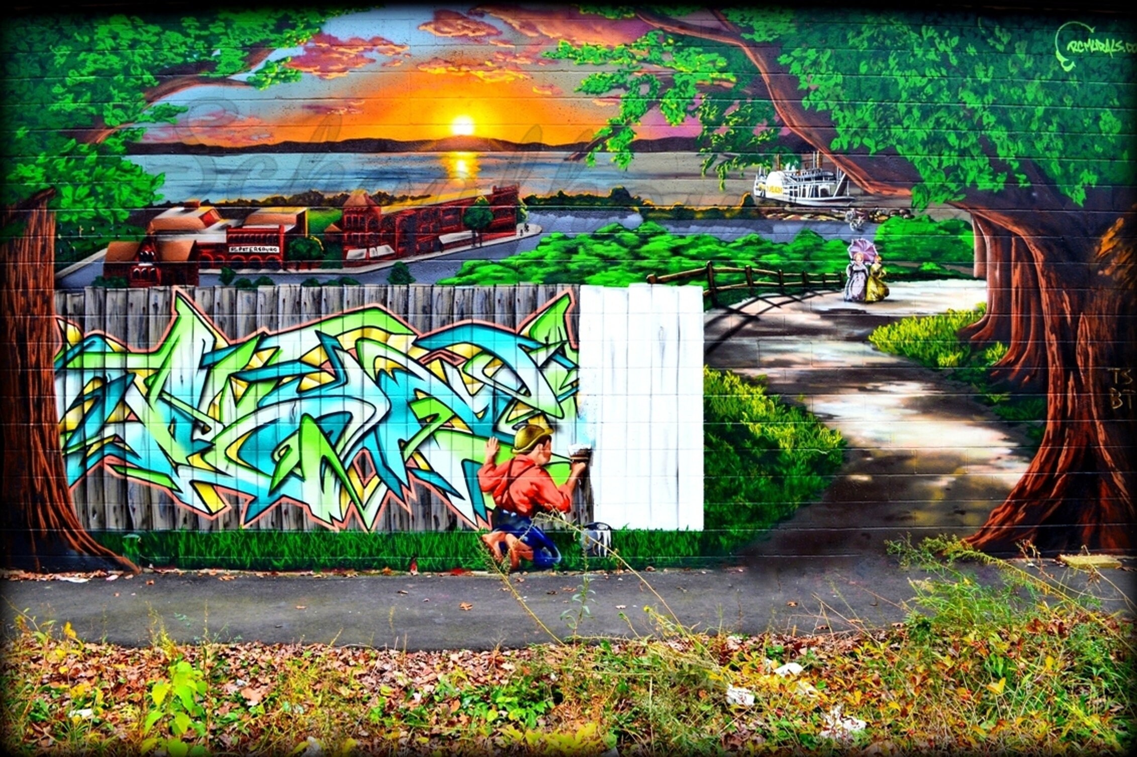 Huckleberry Finn Graffiti Art, Graffiti Art Canvas, Graffiti on Canvas ...