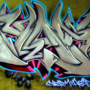 Graffiti on Canvas, Graffiti Art Canvas, Graffiti Art, Graffiti ...