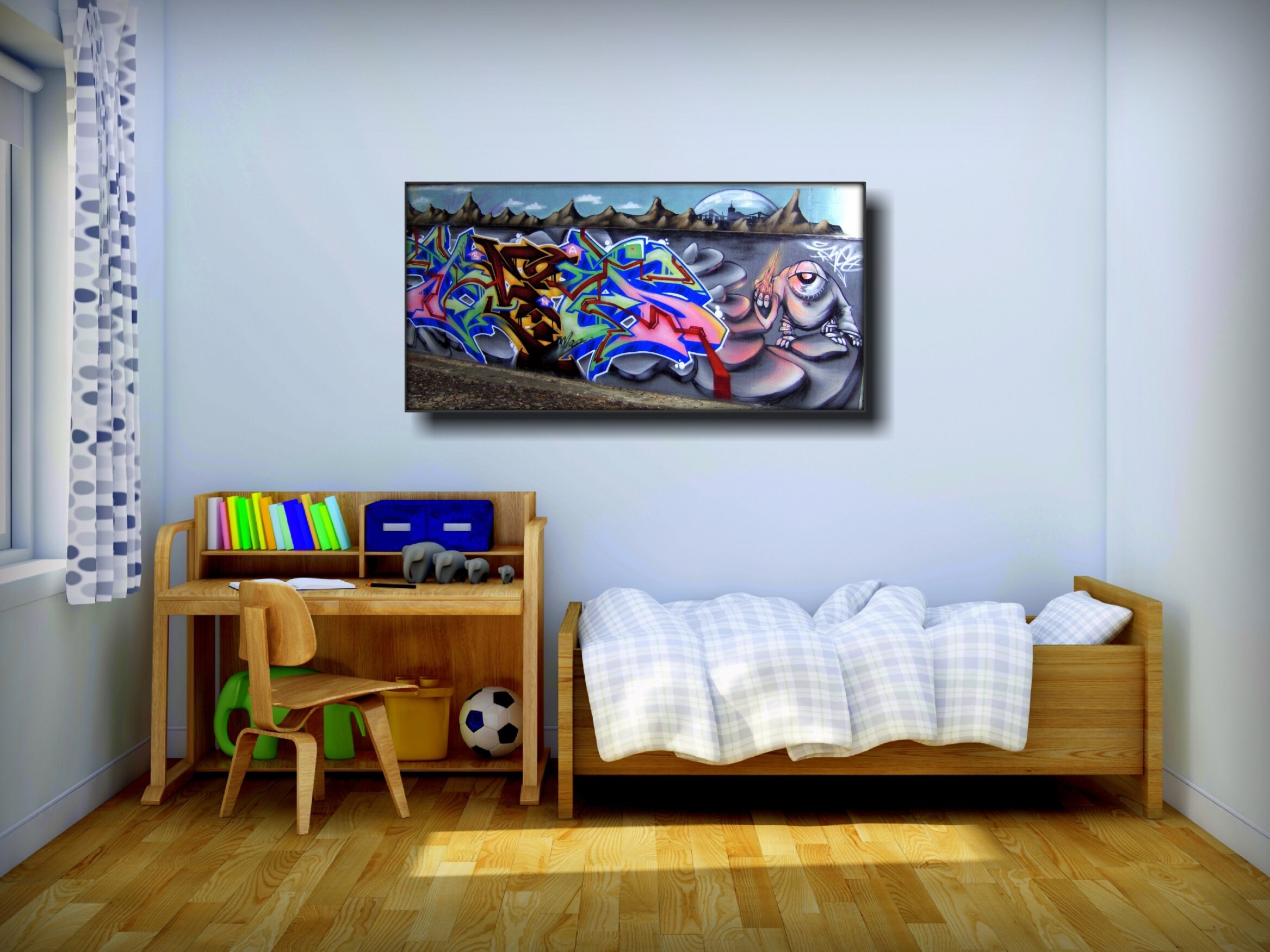 Graffiti Graffiti Art Graffiti Wall Art Large Graffiti Wall | Etsy