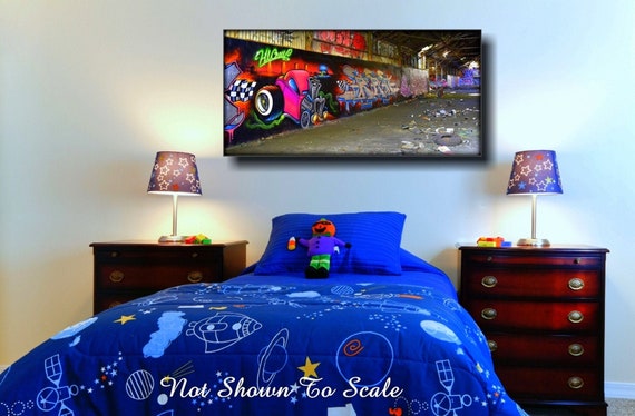 Graffiti Hot Rod Print Underground Urban Art Steampunk Wall - Etsy