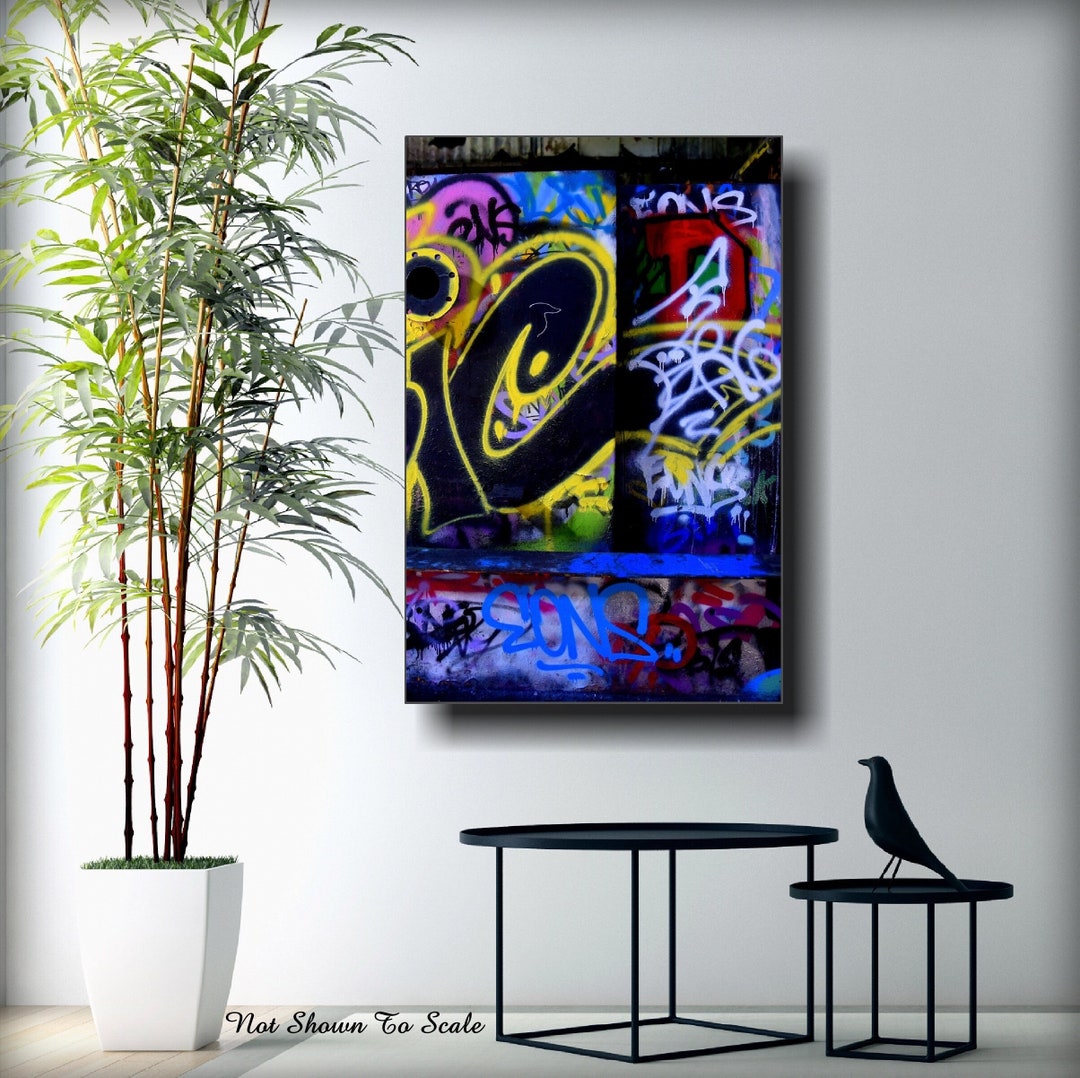Graffiti Art, Graffiti Wall Art, Graffiti Art on Canvas, Graffiti Print ...