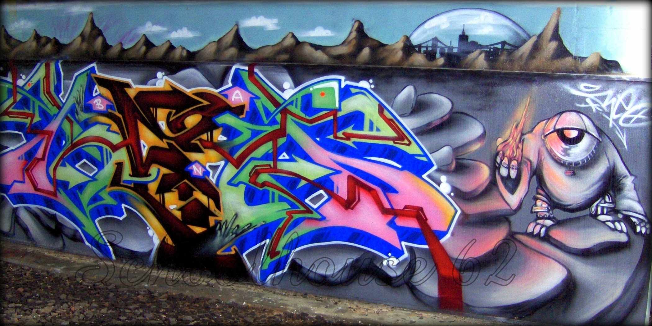 Graffiti Graffiti Art Graffiti Wall Art Large Graffiti Wall | Etsy