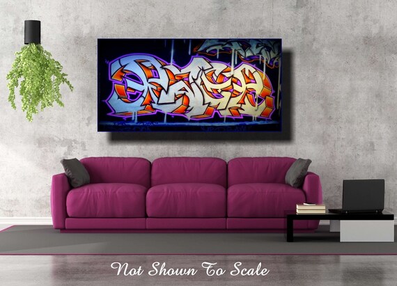 Graffiti Art on Canvas Graffiti Art Graffiti Graffiti on | Etsy