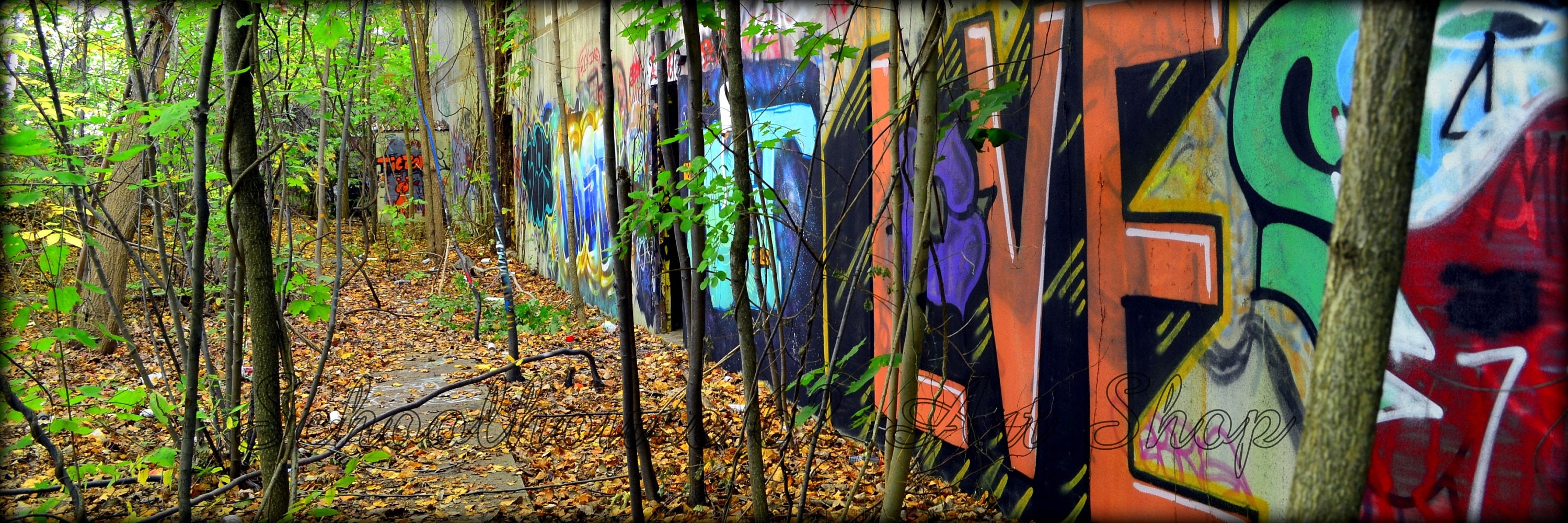 Graffiti Wall Art Large Panoramic Graffiti Art Graffiti Art - Etsy