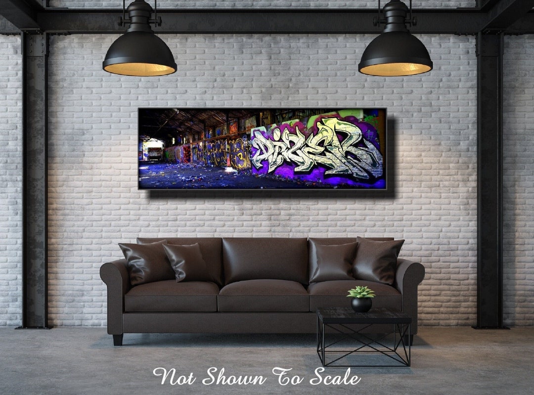 Large Graffiti Art, Graffiti Art on Canvas, Graffiti Art, Graffiti on ...
