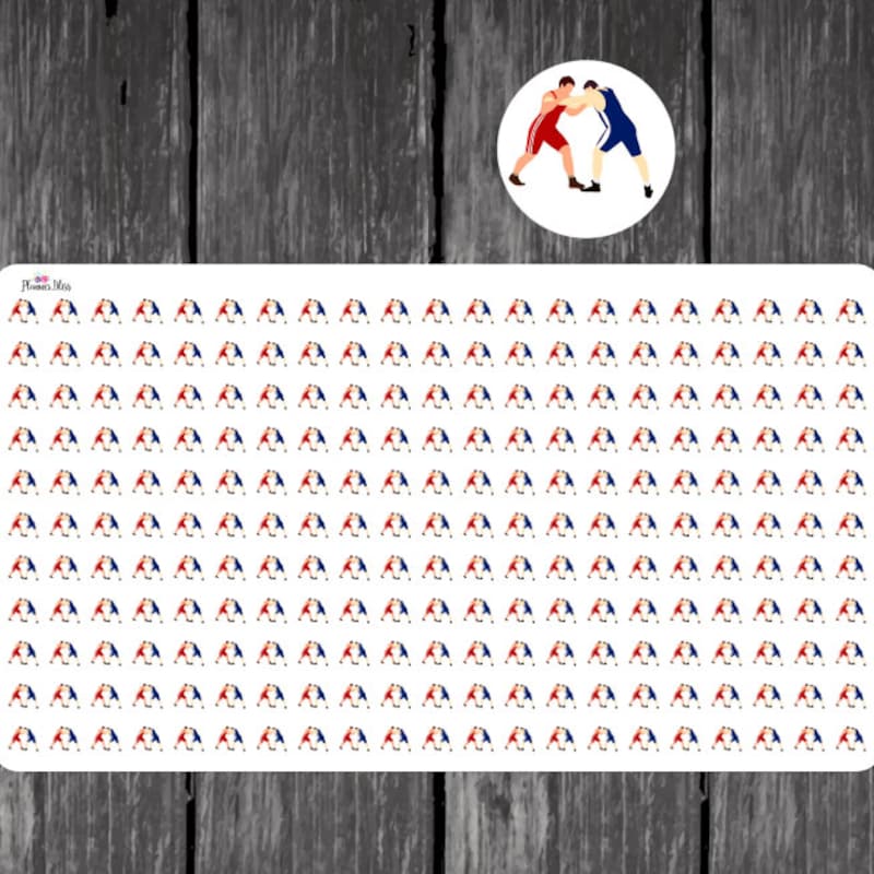 Wrestling Stickers - Etsy