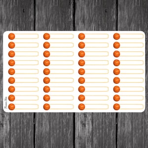 Mini Baseball Planner Stickers Erin Condren, Kikki K, Filofax, Plum ...