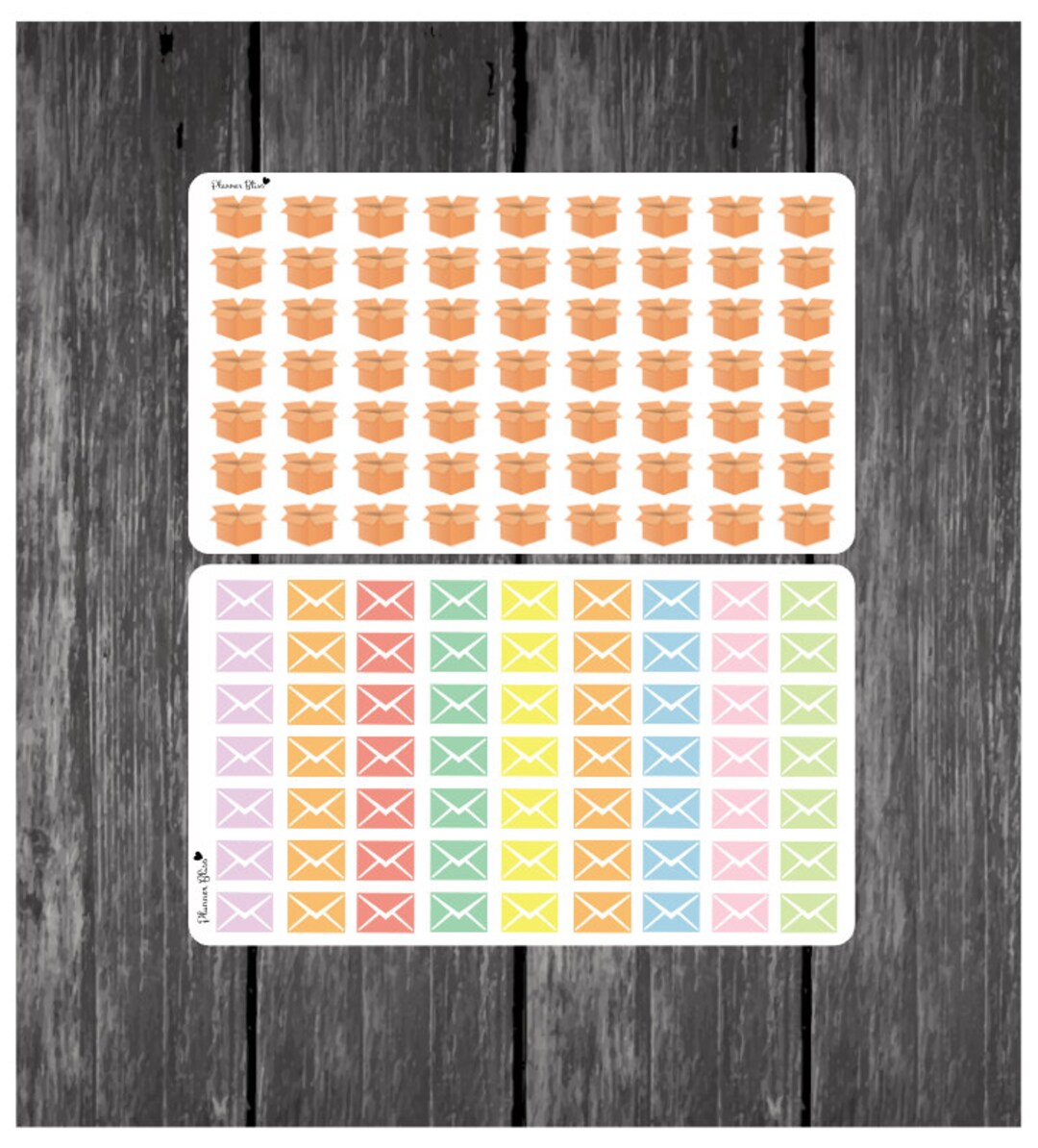 Mail Package Delivery Planner Stickers - Erin Condren, Kikki K, Filofax ...