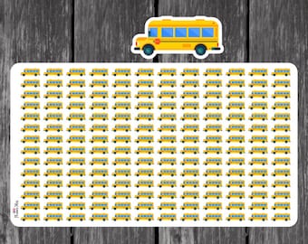 School Bus Planner Stickers - Etsy