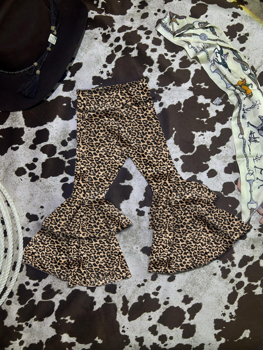 Bell Bottoms / Girls Flares / Cheetah / Leopard - Etsy