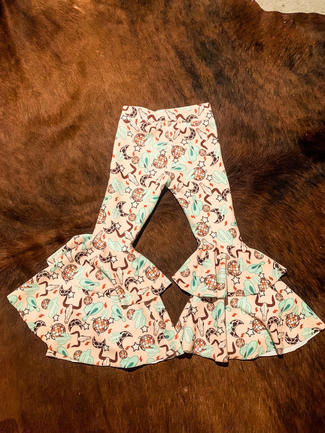 Bell Bottoms / Western Girls Flares / Cowgirl / Rodeo - Etsy