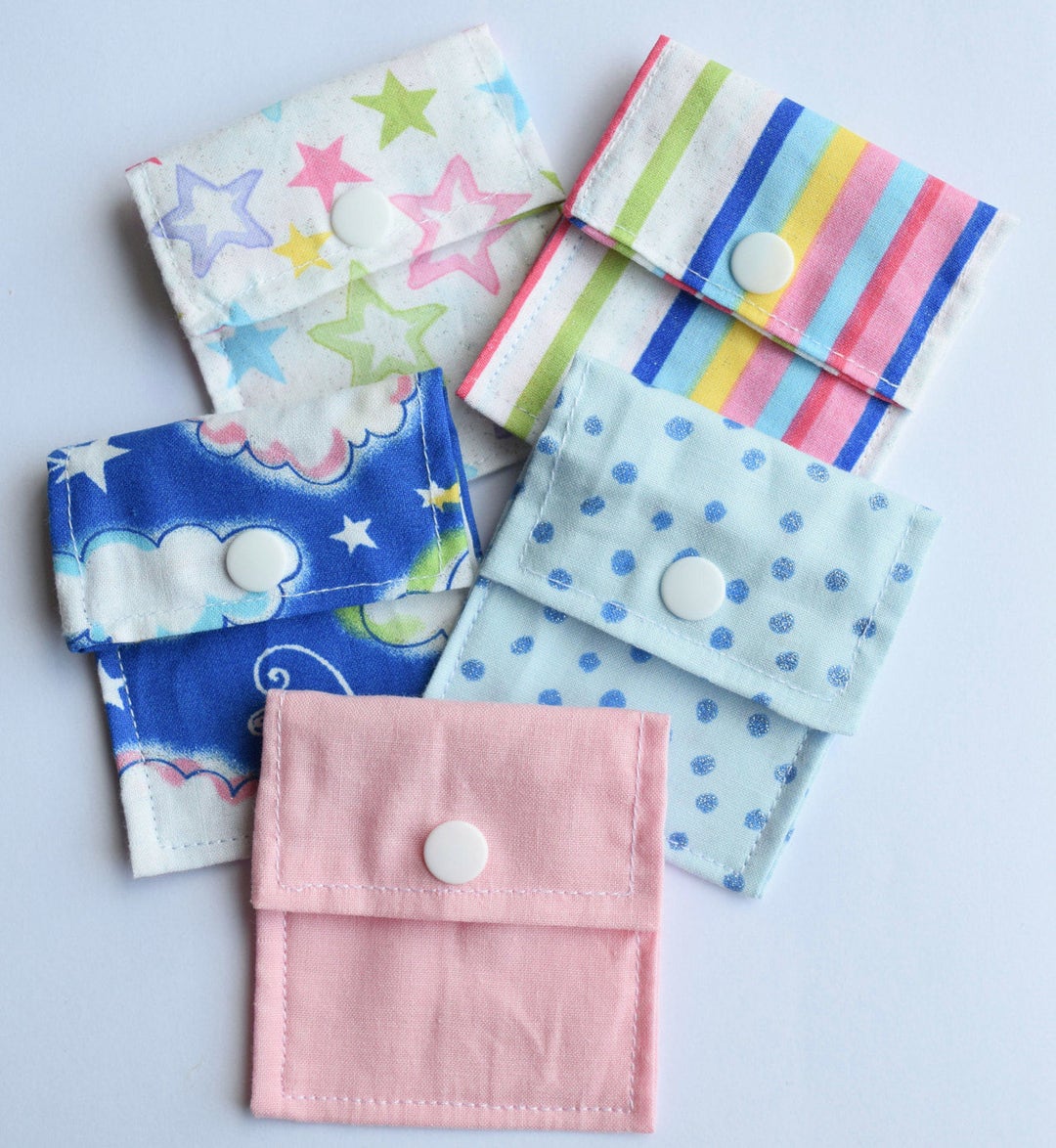 Tubie Pockets® Set of 5 Assorted Patterns NG and NJ Tube Moveable ...