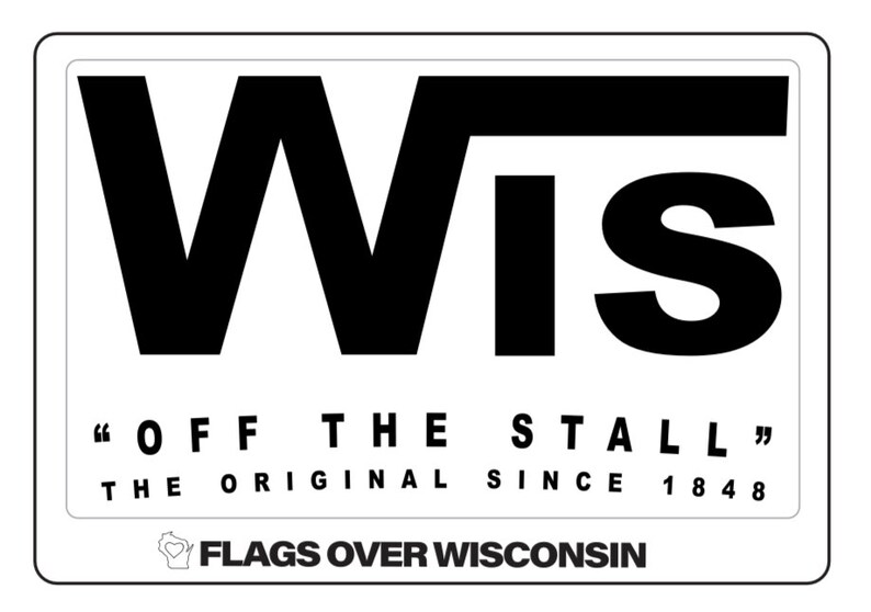 WIS "off the Stall" Vinyl Sticker - Etsy