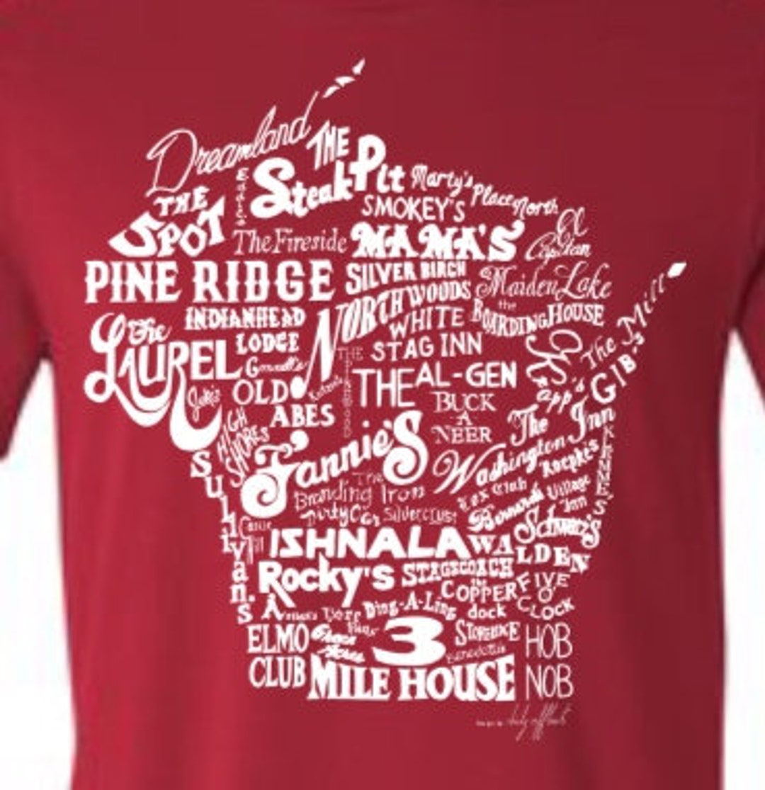 Supper Clubs of Wisconsin Tshirt - Etsy
