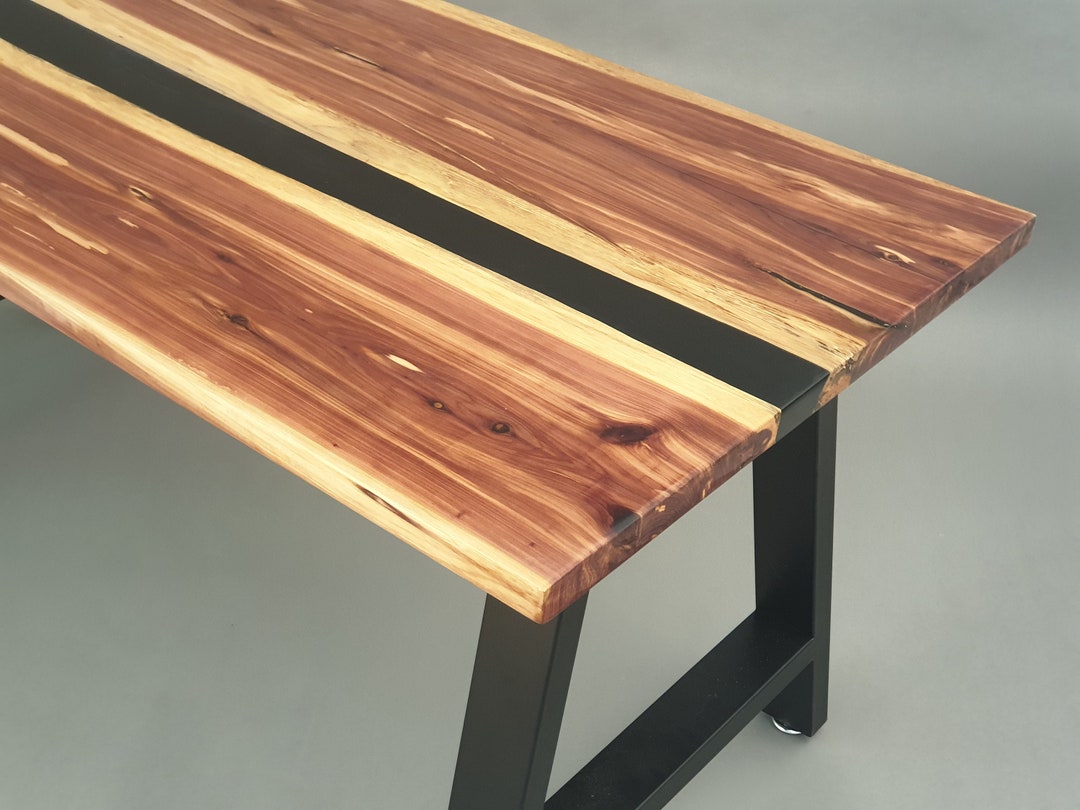 Red Cedar and Resin Dining Table Decoration Table Unique Table New Home ...