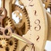 Wooden Table Clock Steampunk Pendulum Clock Wooden Gears Clock Gift for ...