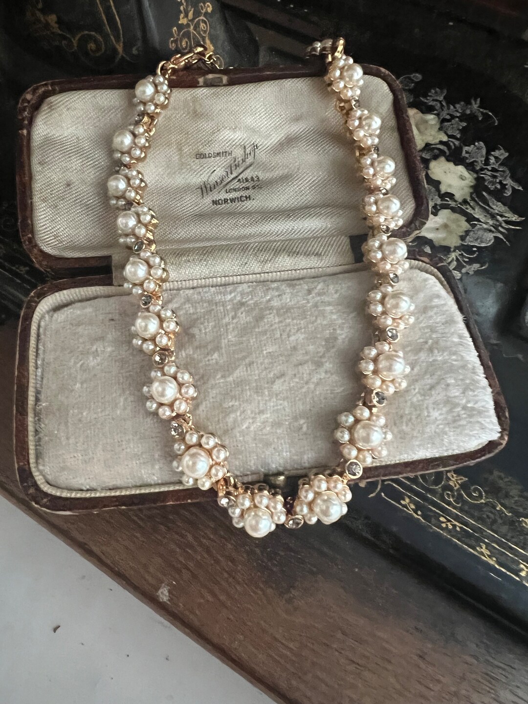 Rare Butler and Wilson Necklace With Japanese Faux Ivory Pearls and ...