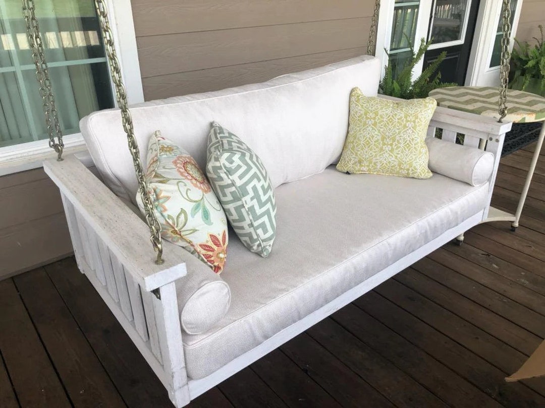 Sunbrella Custom Back Pillows for Daybeds, Porch Swings, and Swing Beds ...