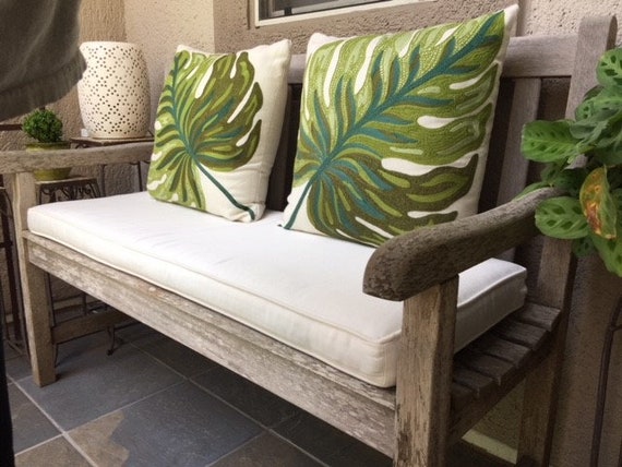Sunbrella Fabric Bench Cushion 60w X 18d X 4t Home Decor Window Seat Breakfast Nook Banquette Indoor Outdoor Fabric Etsy