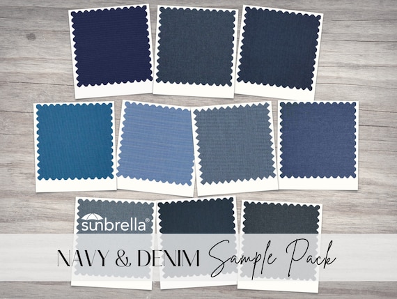 Denim Fabric Swatches