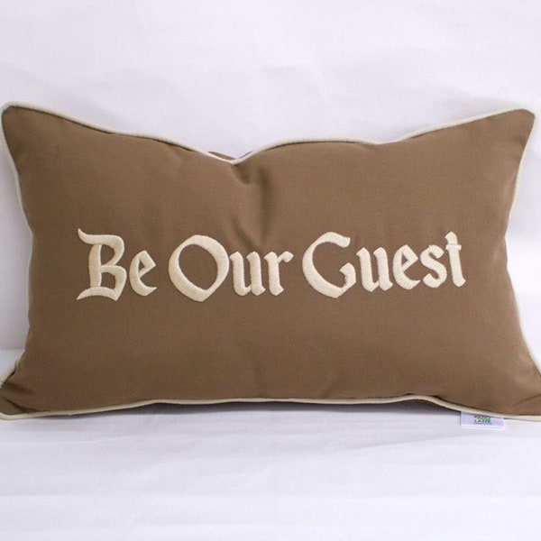 Be Our Guest Pillow - Etsy