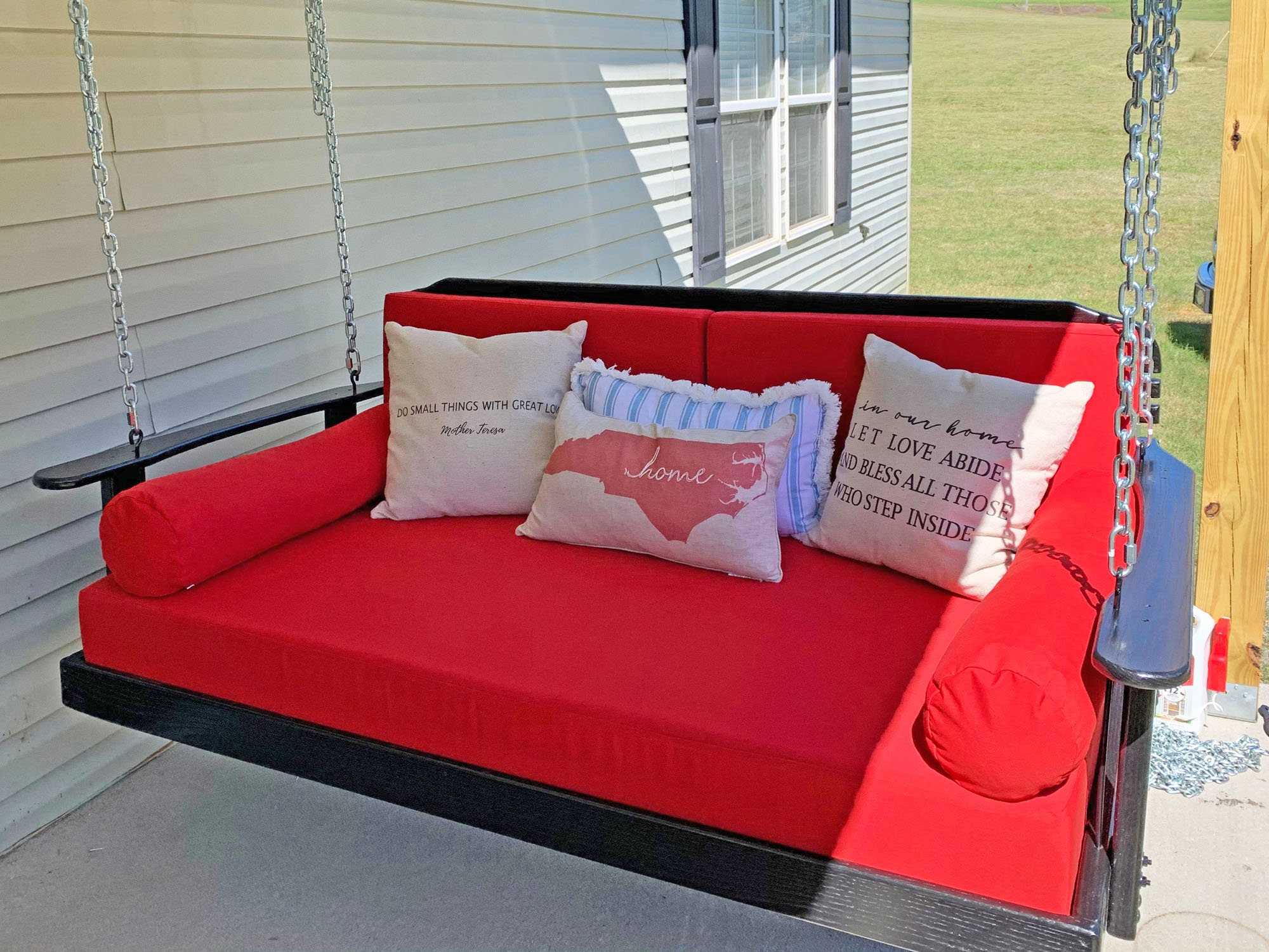 Pair of Sunbrella Daybed Back Cushions Daybed / Porch Swing | Etsy