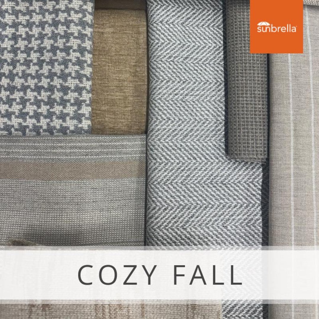 Sunbrella Sample Pack - Cozy Fall - Sunbrella Fabric Collections - Indoor / Outdoor Upholstery ...