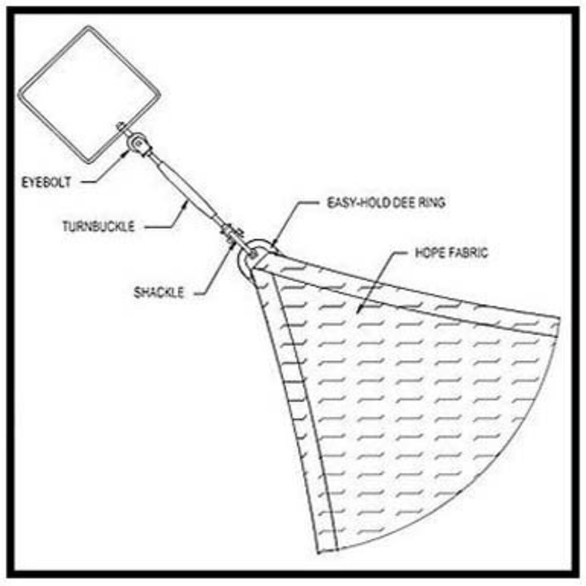 DIY Shade Sail Right Angle Triangle Durable Sun Shade - Etsy