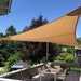 DIY Shade Sail Right Angle Triangle Durable Sun Shade Triangle Shade ...